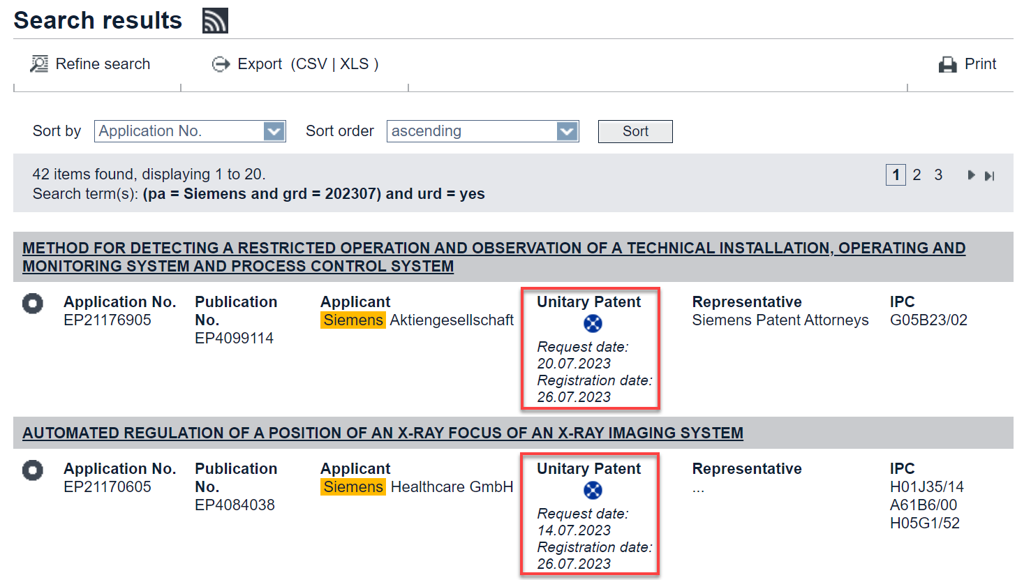 Searching and retrieving Unitary Patent information | epo.org